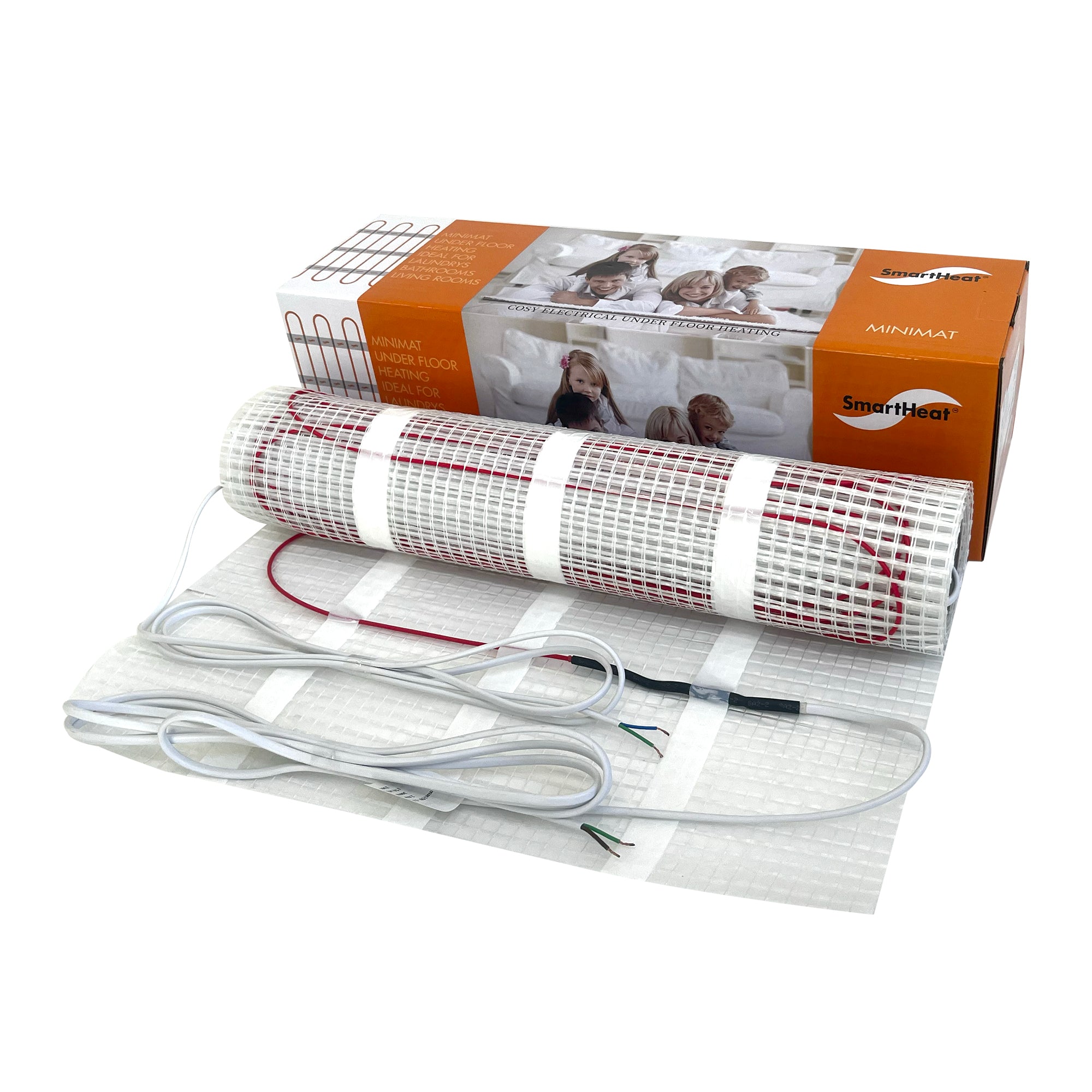 [SmartHeat] S-Mat (150w/sqm) 2.5mm Electrical Underfloor Heating Mat ...