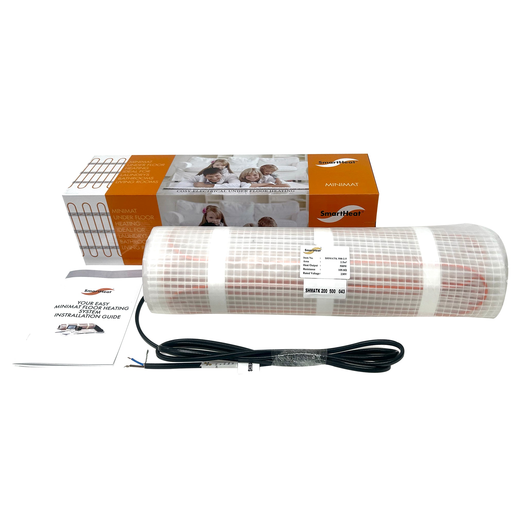 [SmartHeat] SH-Mat 5.0mm (200w/sqm) Electrical Underfloor Heating Mat ...